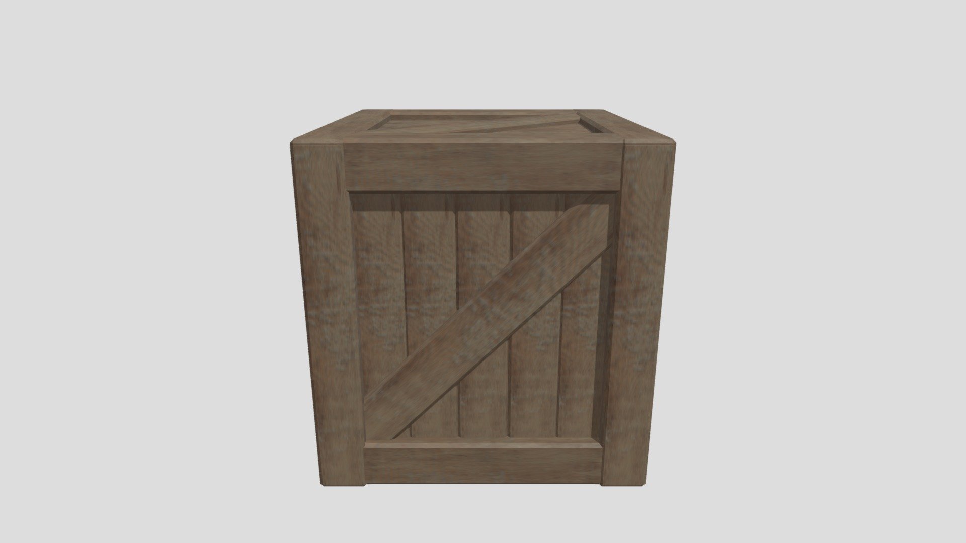 Wooden box - 3D model by izzyglu [3b14a38] - Sketchfab