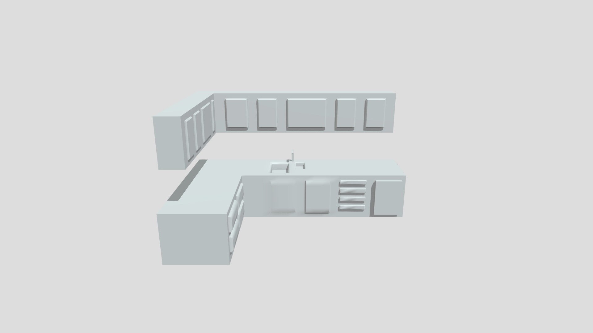 Kitchen - 3D model by isabelbrigo [3b15647] - Sketchfab