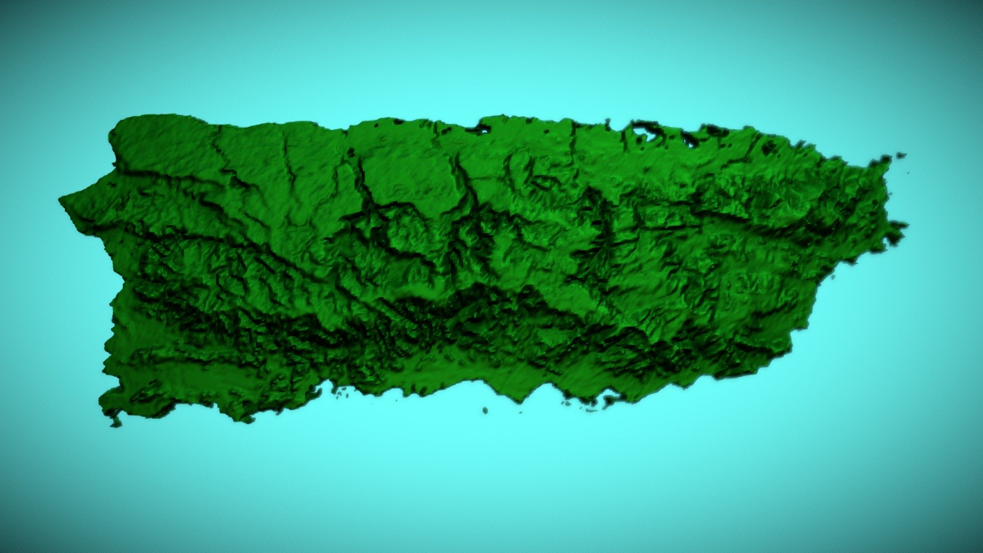 Puerto Rico STL 3d Print - Buy Royalty Free 3D model by Angel V Mendez (@Angel.V.Mendez ...