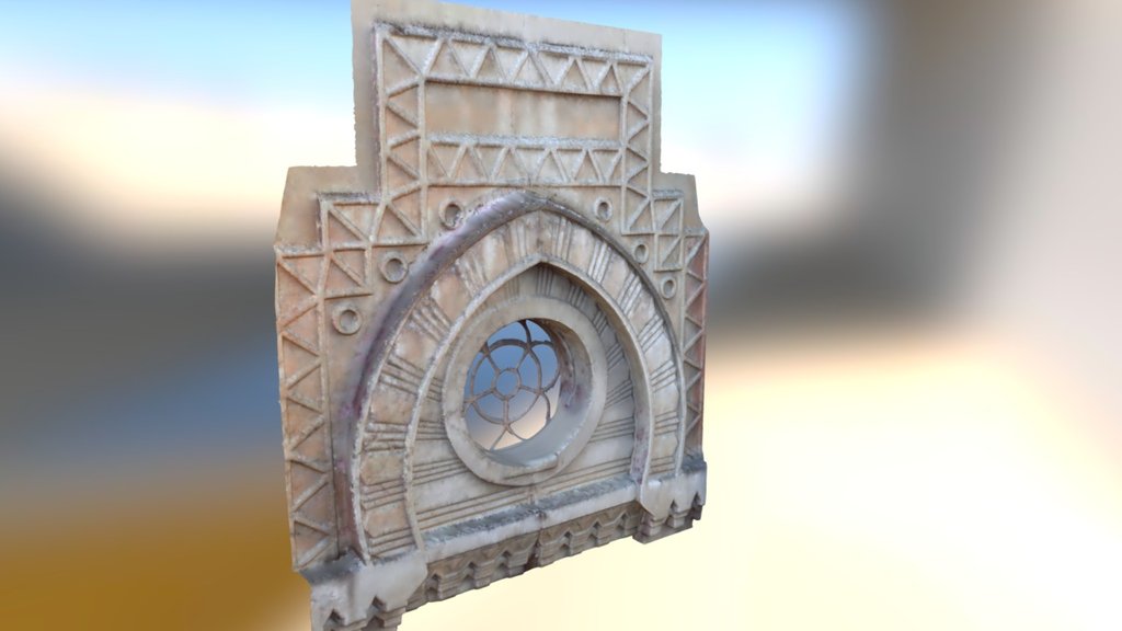 Part of the Kenasa`s facade - 3D model by cmc3d [3b16556] - Sketchfab