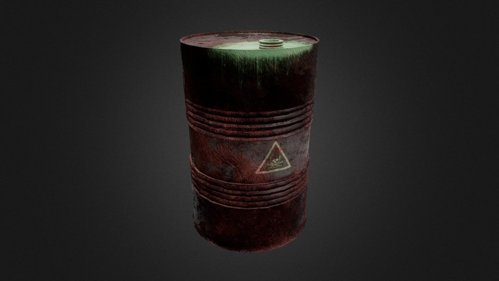 Poison / Toxic / Biohazard Barrel - 3D model by Vilkor [3b1773e ...