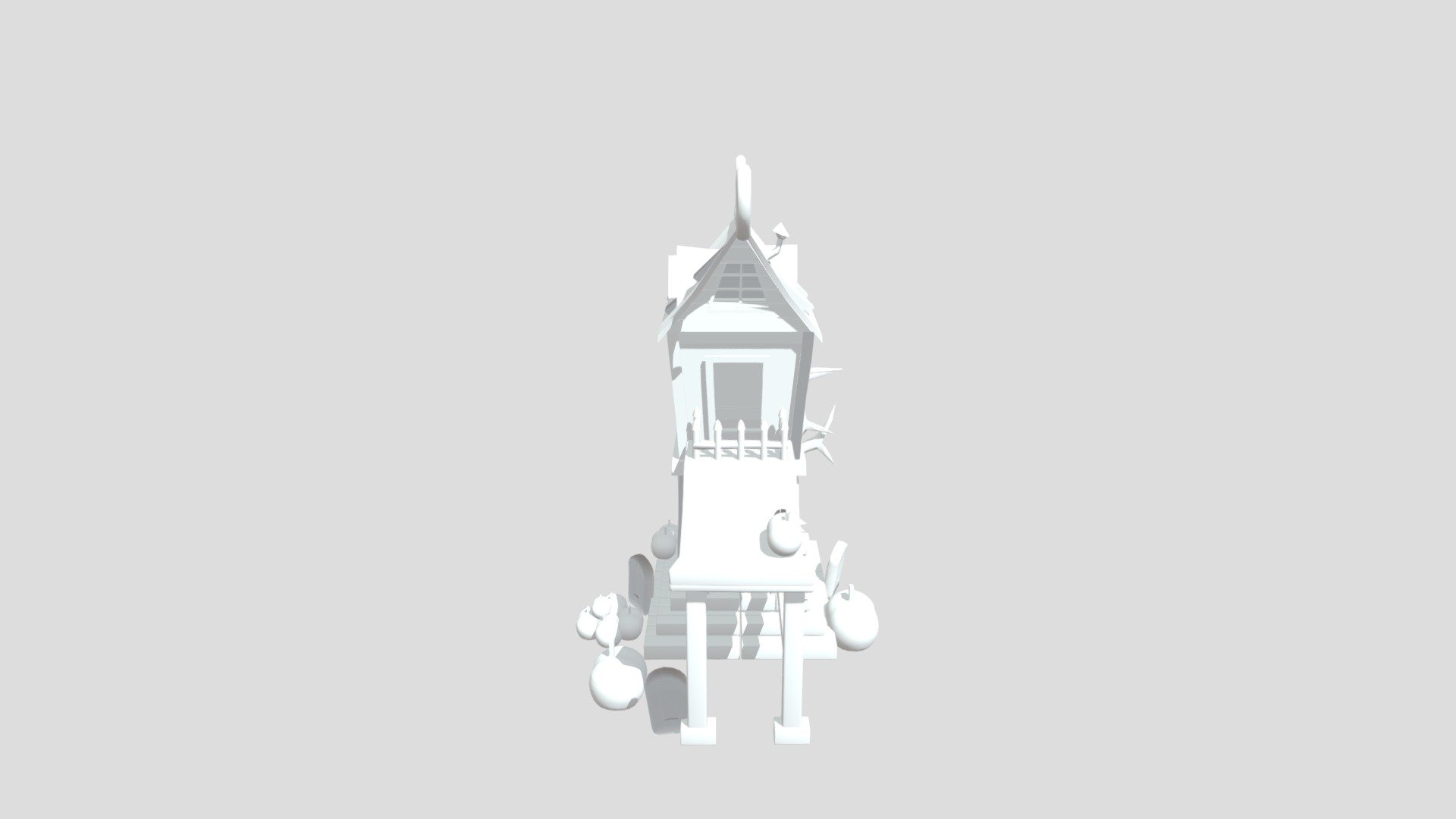 3D House | High Poly - 3D model by ADITYASALVE [3b1a2cf] - Sketchfab