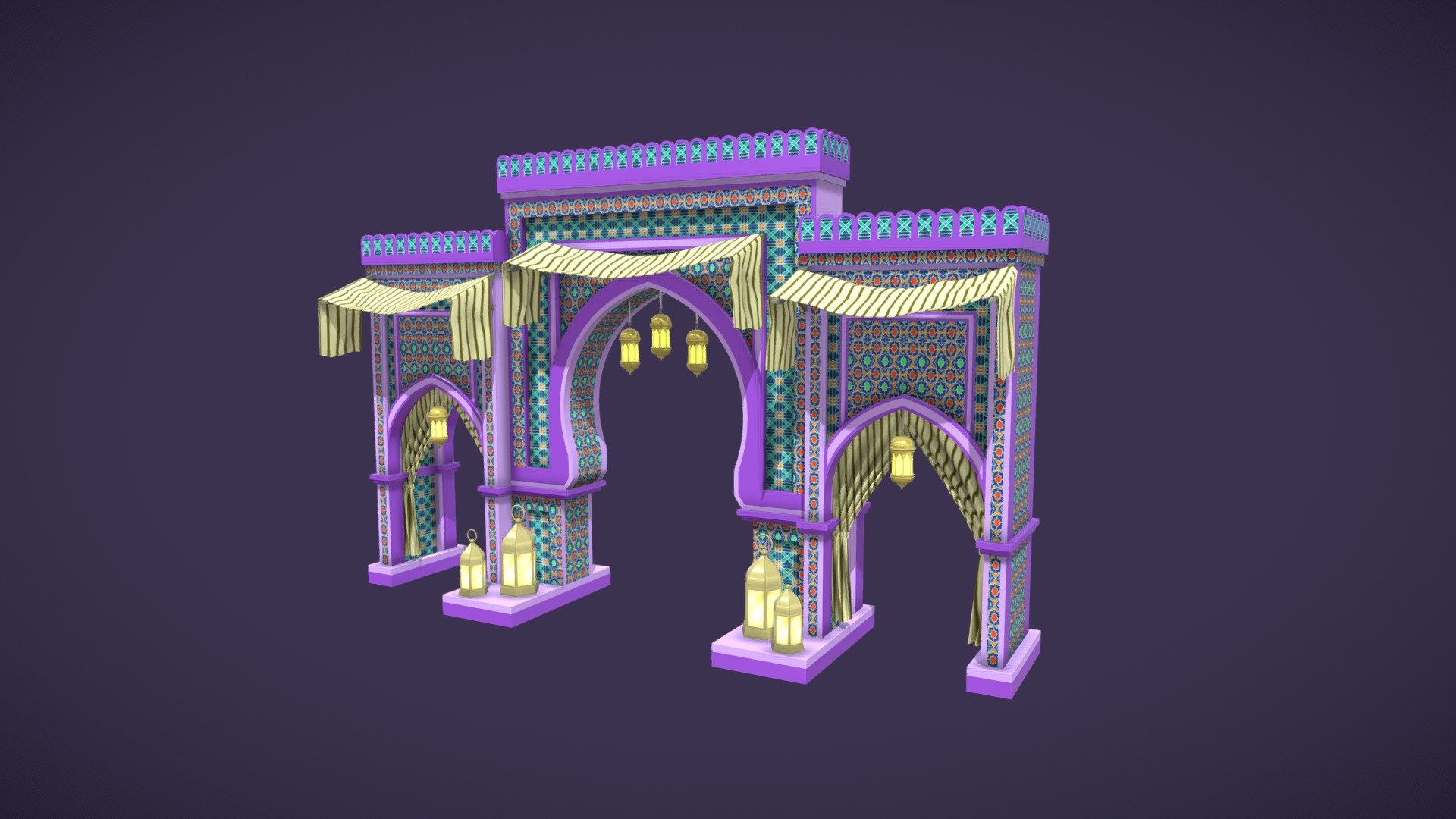 Gate - Buy Royalty Free 3D model by JD (@jond.hendri) [3b1a597 ...