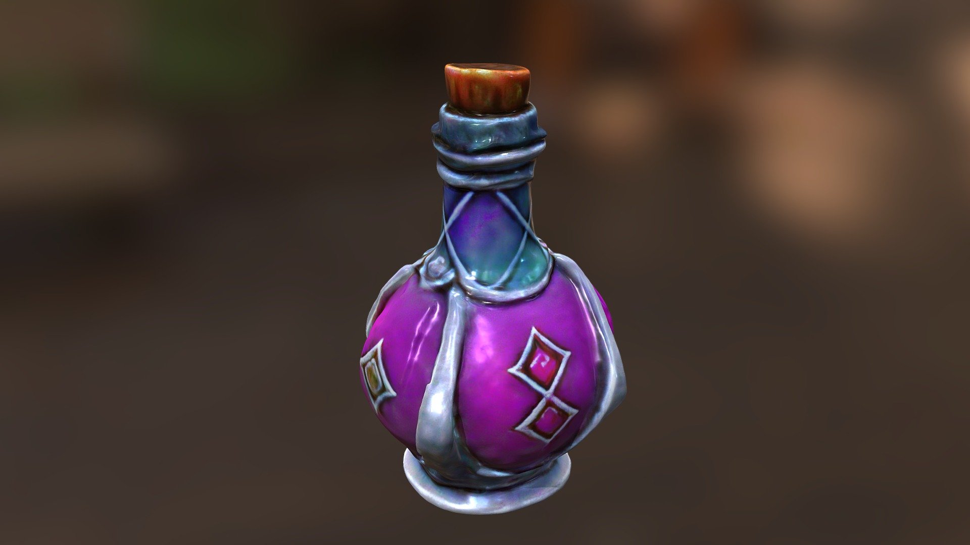 Magic Potion - Download Free 3D model by urbanmasque [3b1b35b] - Sketchfab