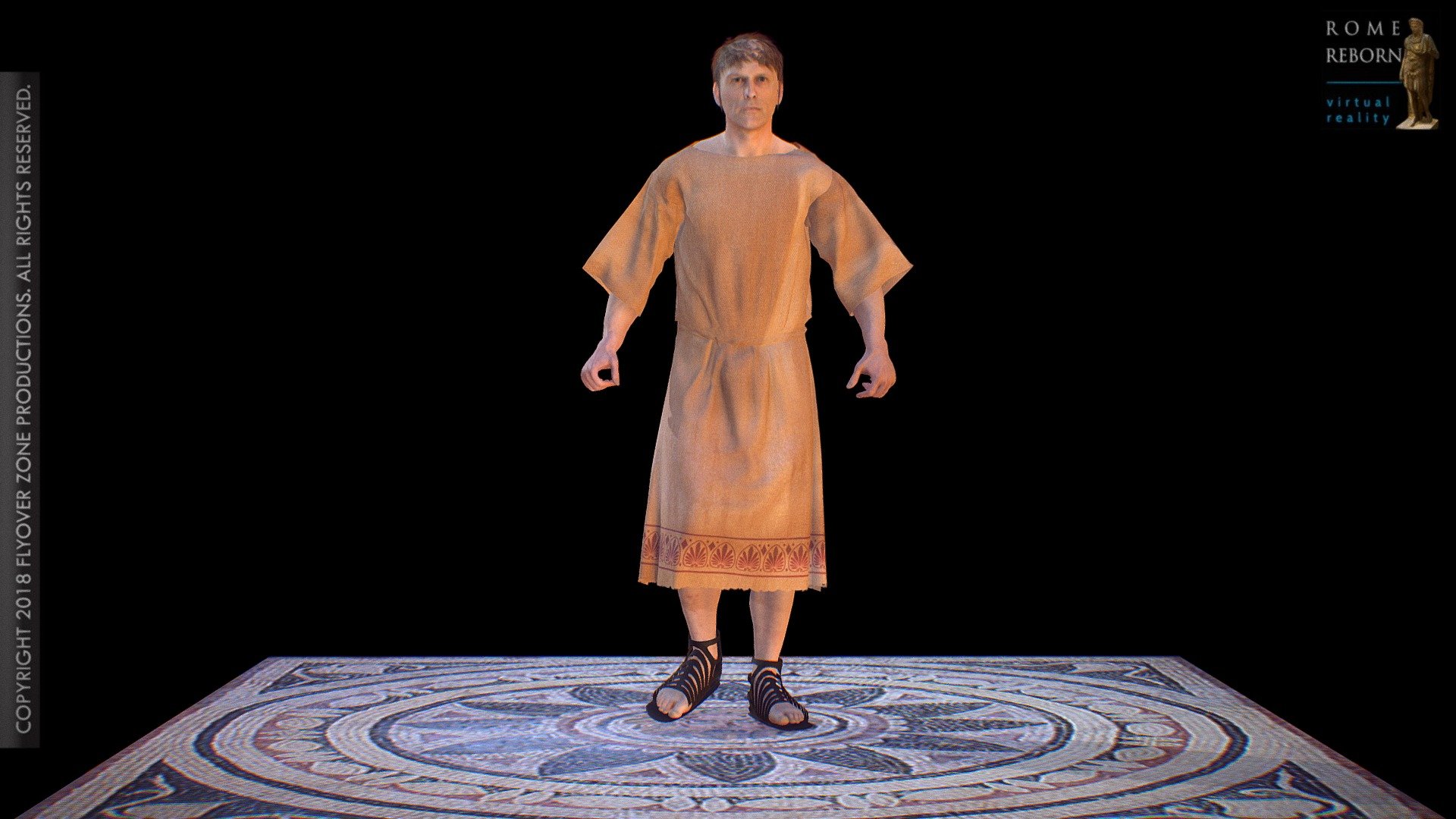 Roman Avatar ''Walking'' - 3D model by Flyover Zone (@FlyoverZone ...