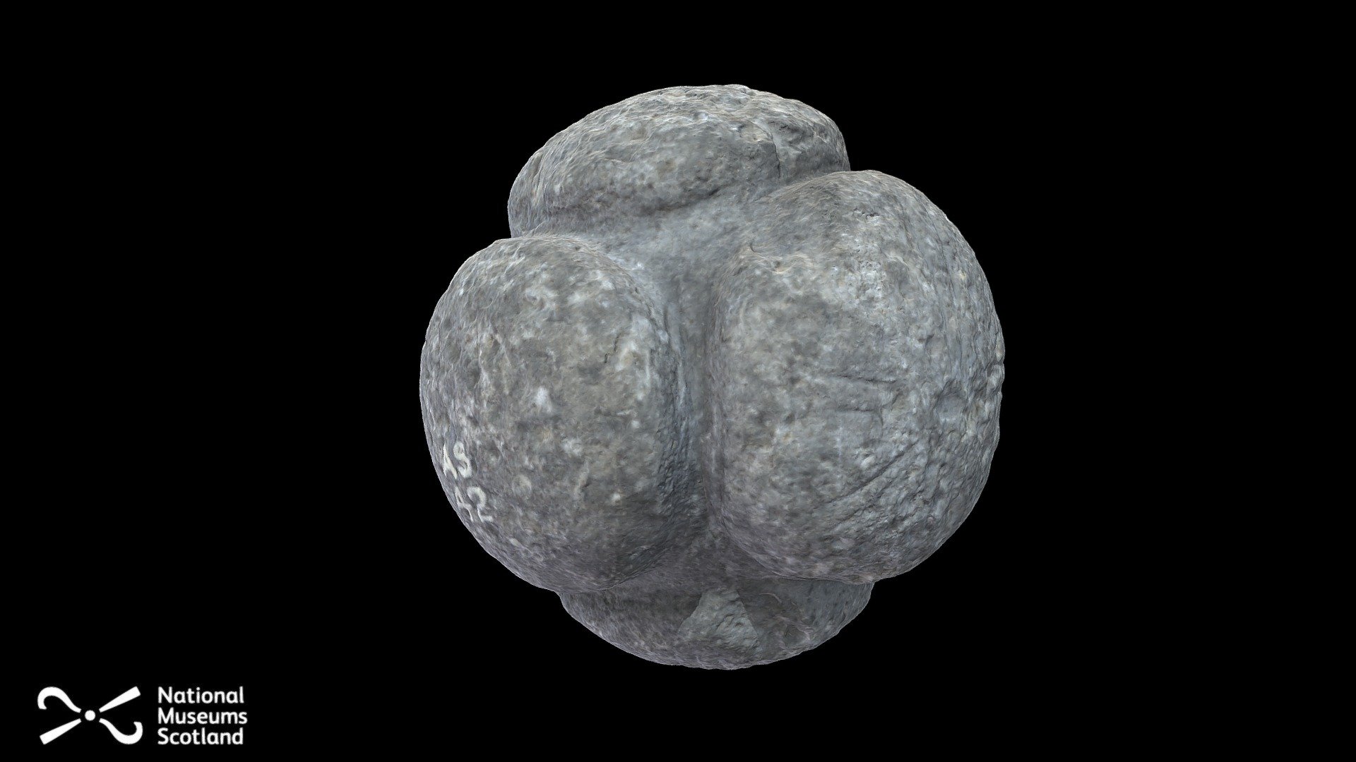 Carved stone ball, Newburgh, Fife - 3D model by National Museums ...