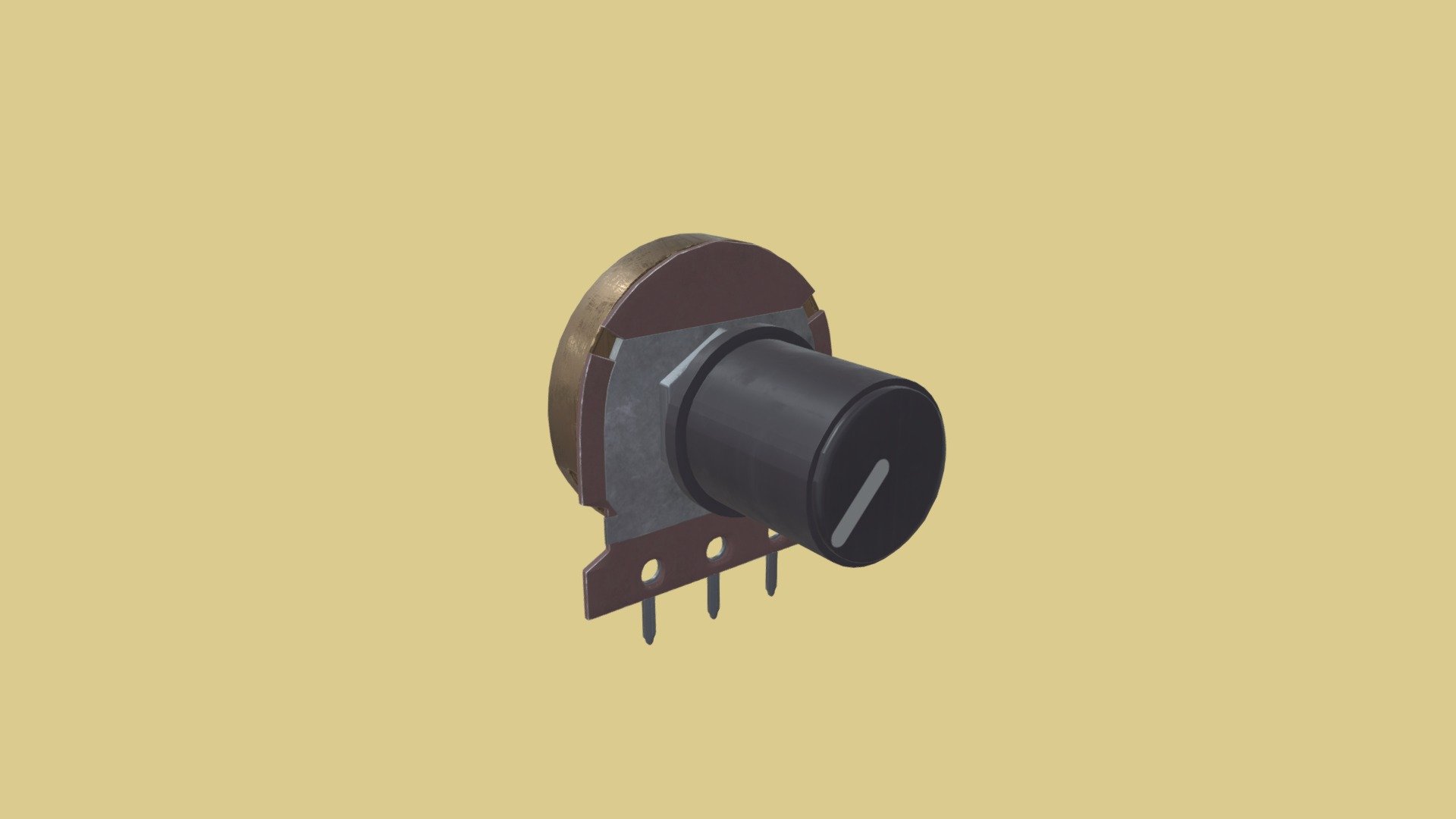 Potentiometer - 3D model by vscza [3b1e806] - Sketchfab