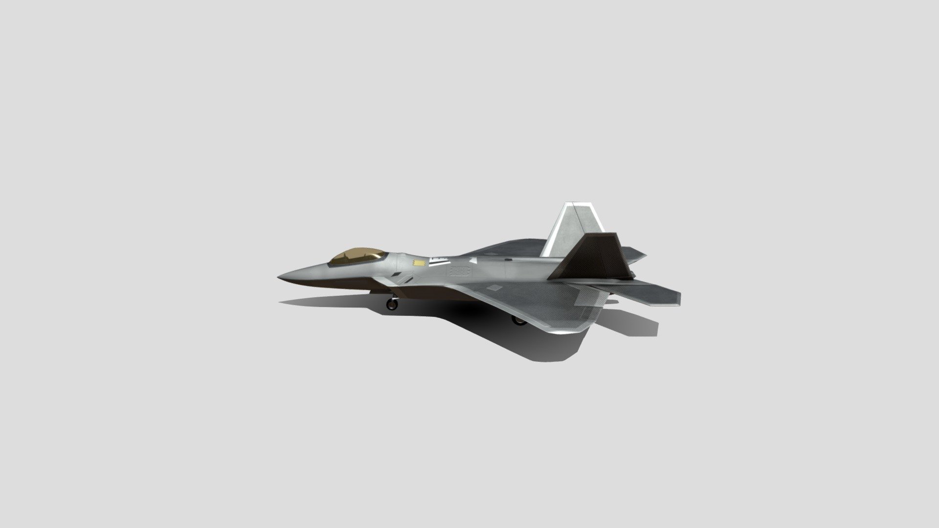 F-22 (Version 1) - 3D model by Idekay [3b1fbb4] - Sketchfab