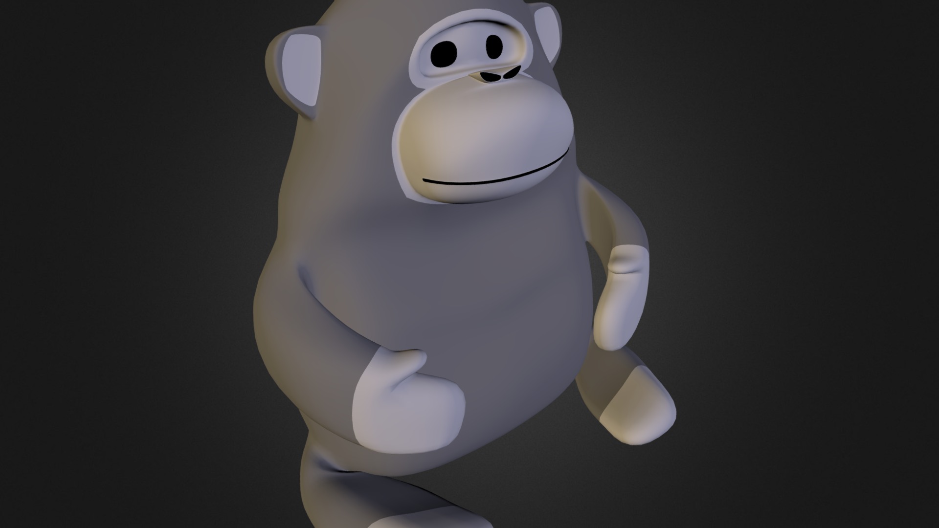 plushed monkey - 3D model by Marjan Libert (@mlibert) [3b1fdf6] - Sketchfab