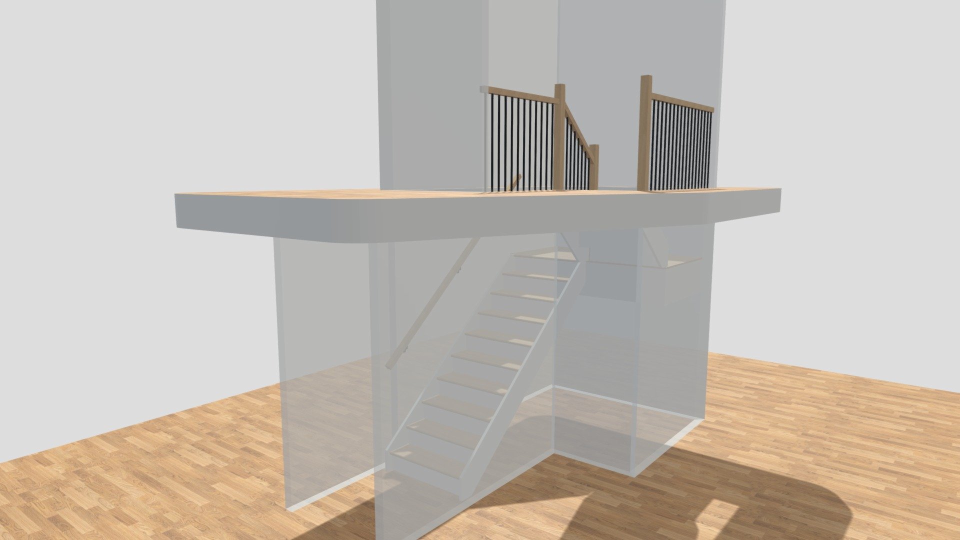 152 Beatrice SIDE STAIRS - 3D model by pfabijanczyk [3b1fe42] - Sketchfab