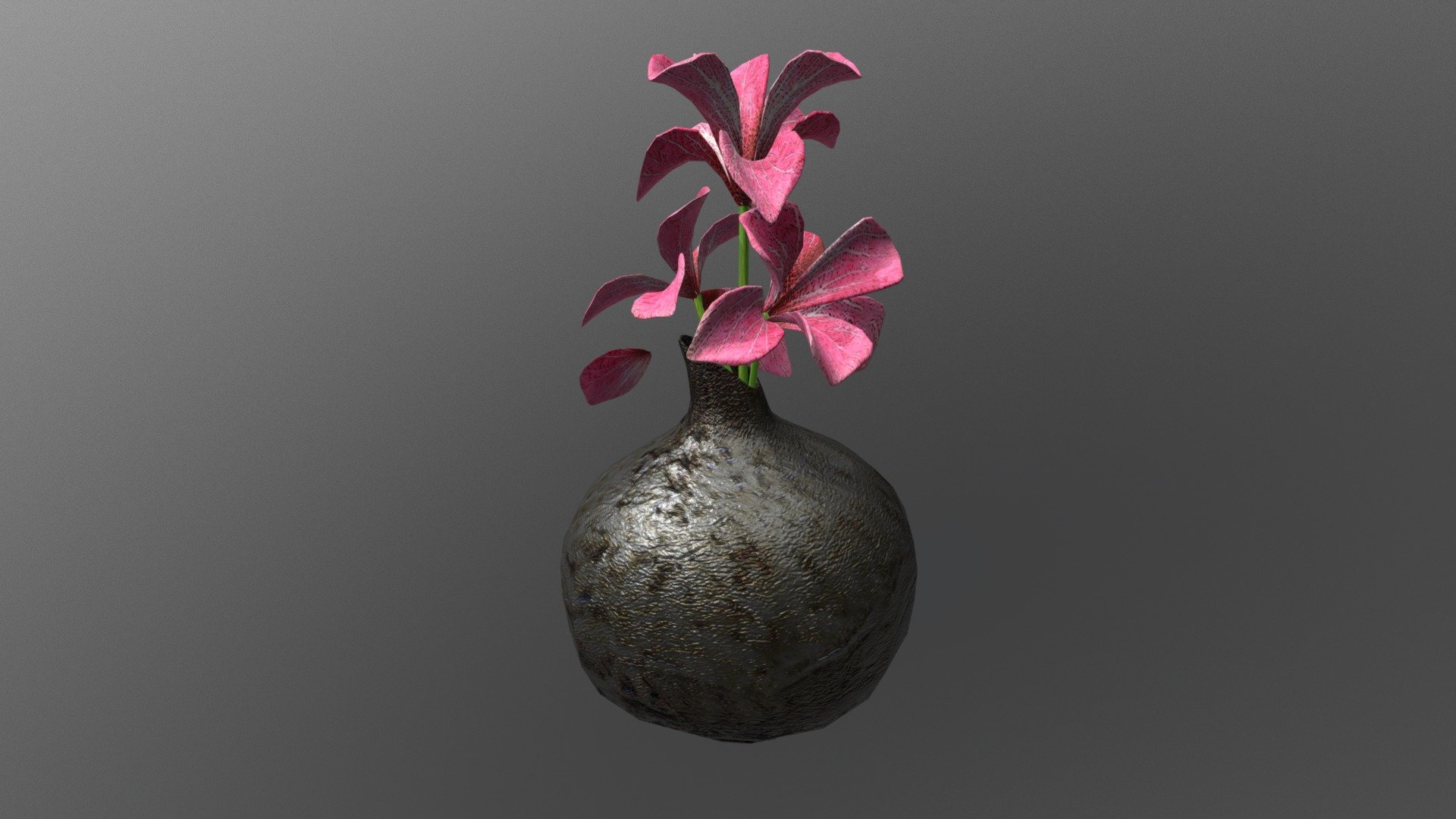 Vase and Flowers - Download Free 3D model by abdillaamy [3b204e1 ...
