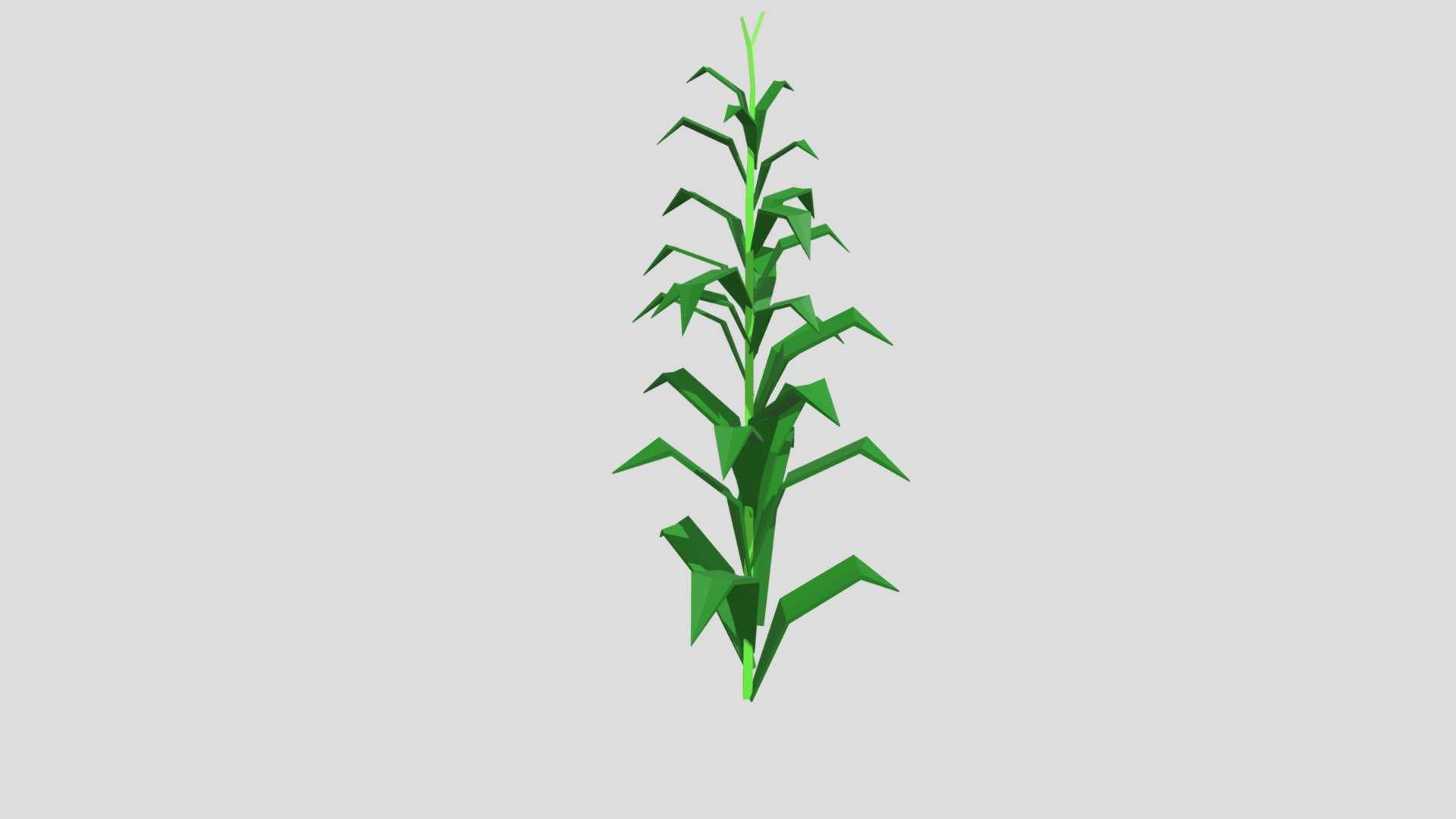 Low Poly Corn Stalk - 3D model by Platform Placer (@PlatformPlacer ...