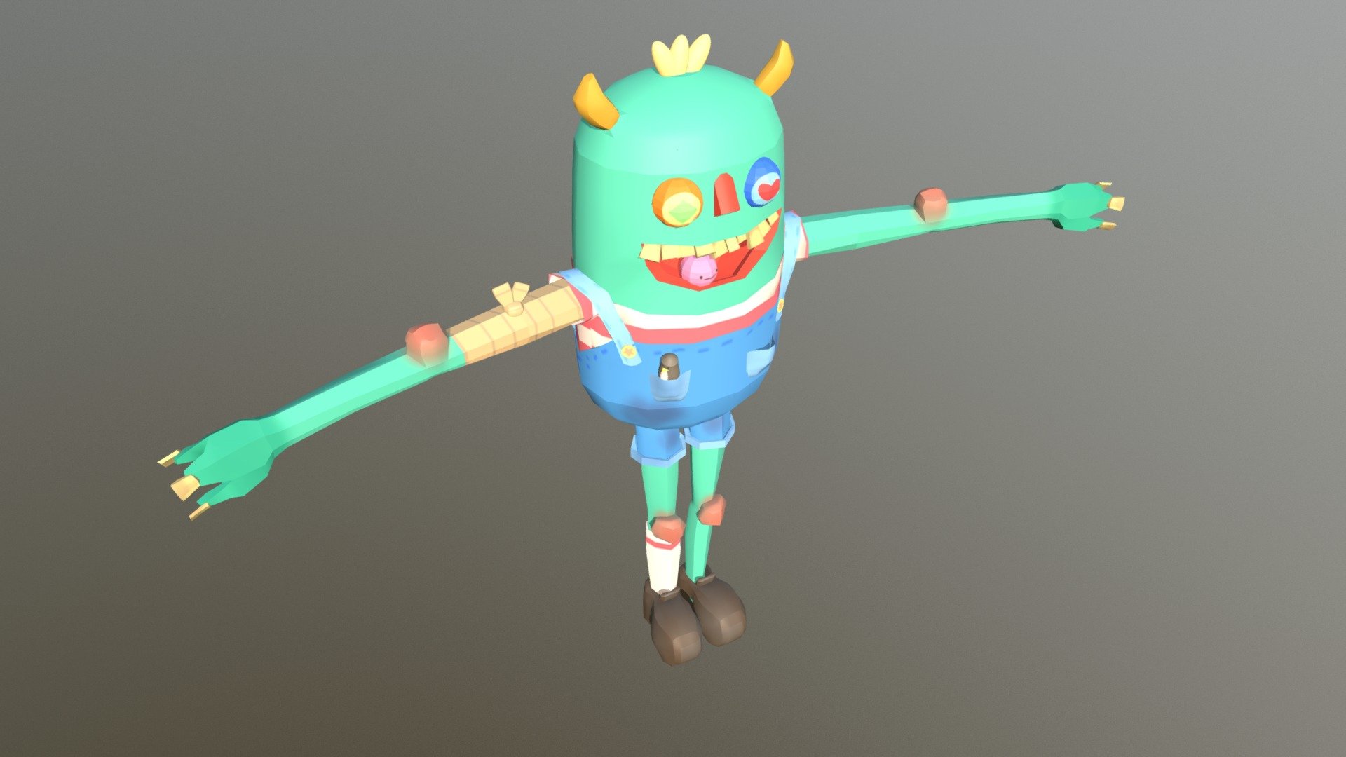 Ugly Monster - 3D model by baso0416 [3b2174c] - Sketchfab