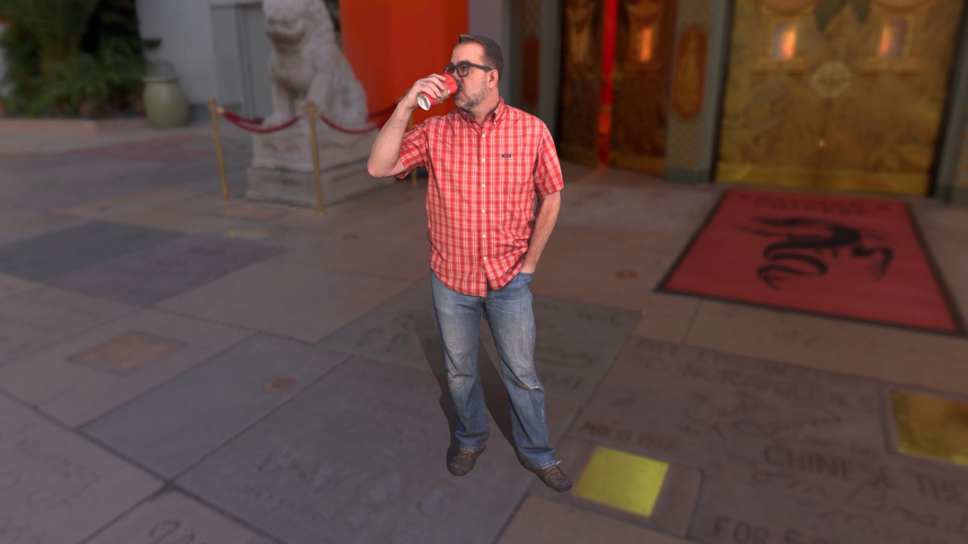 Brian Drinking Tims - 3D model by GravityB [3b21e39] - Sketchfab