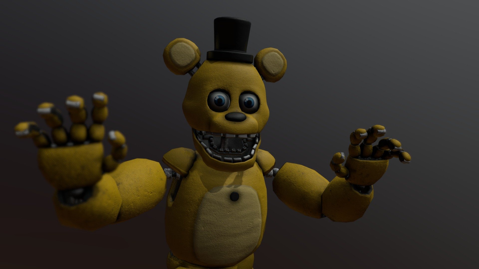 TNAF Spring Freddy WITH ANIMATIONS - Download Free 3D model by ...