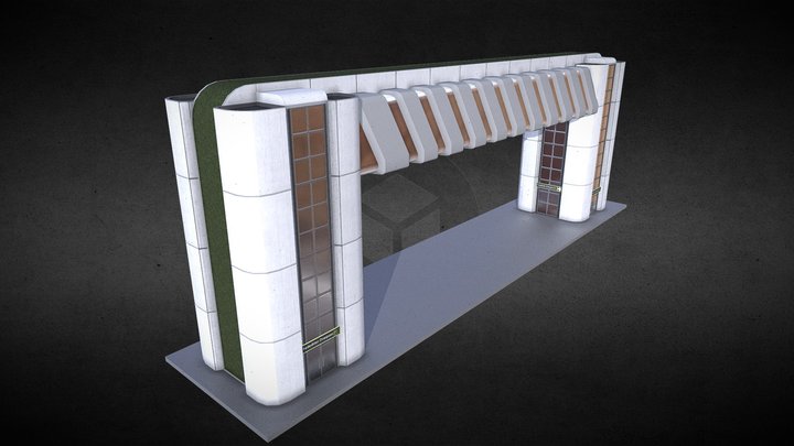 Footbridge 3D models - Sketchfab