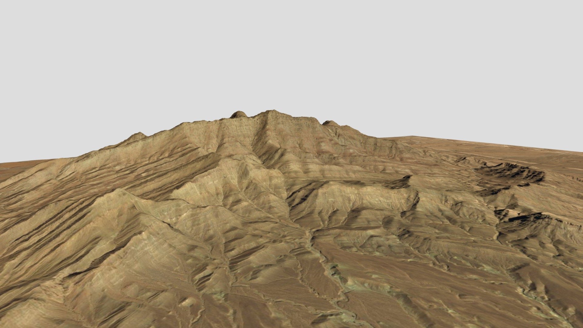 Desert U Shaped Ridge - 3D model by Stance Hurst (@Cacti3D) [3b22d05 ...