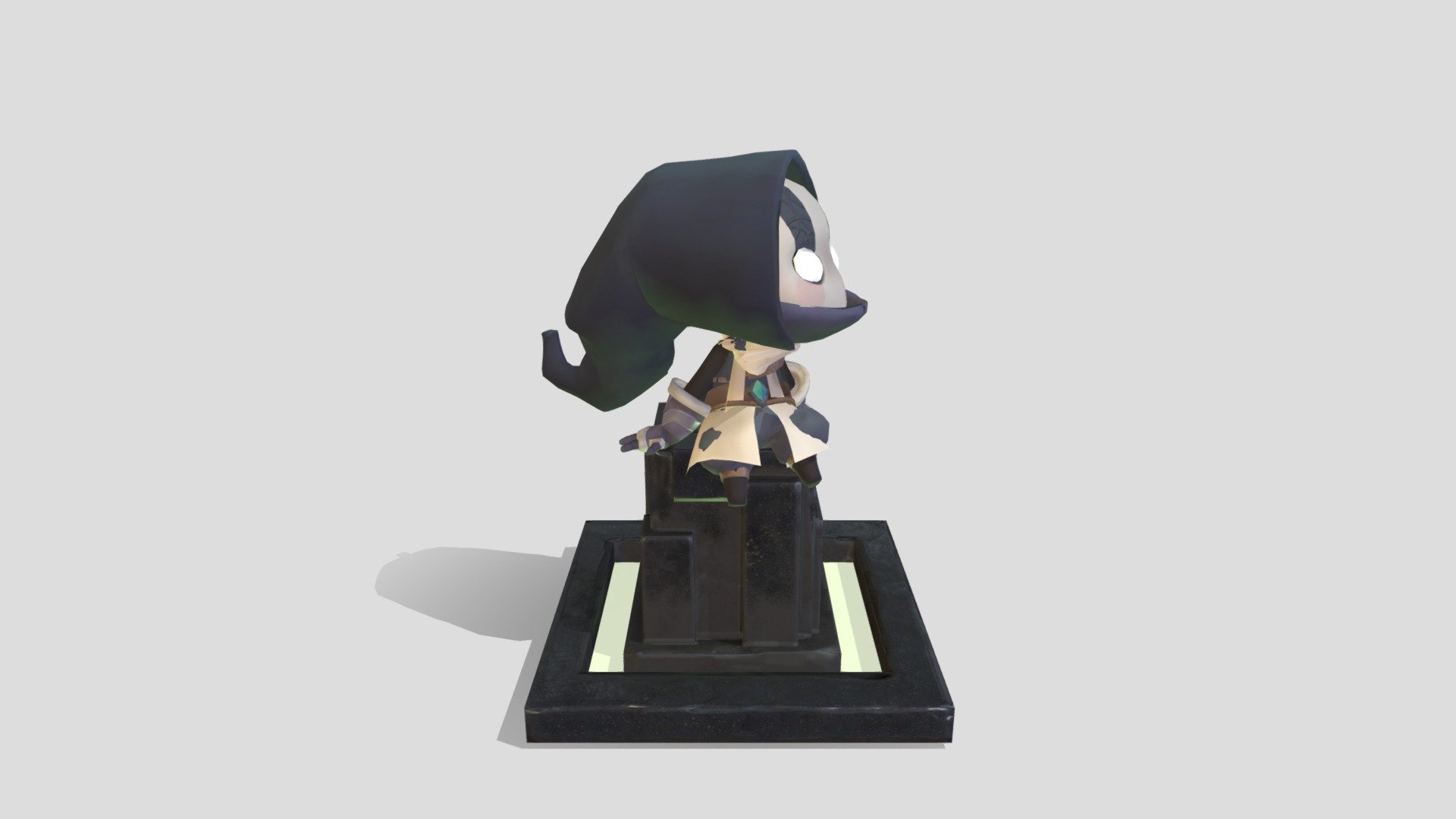 Chibi Wanderer [Fan Art] - 3D model by a.steinmetz [3b23d01] - Sketchfab