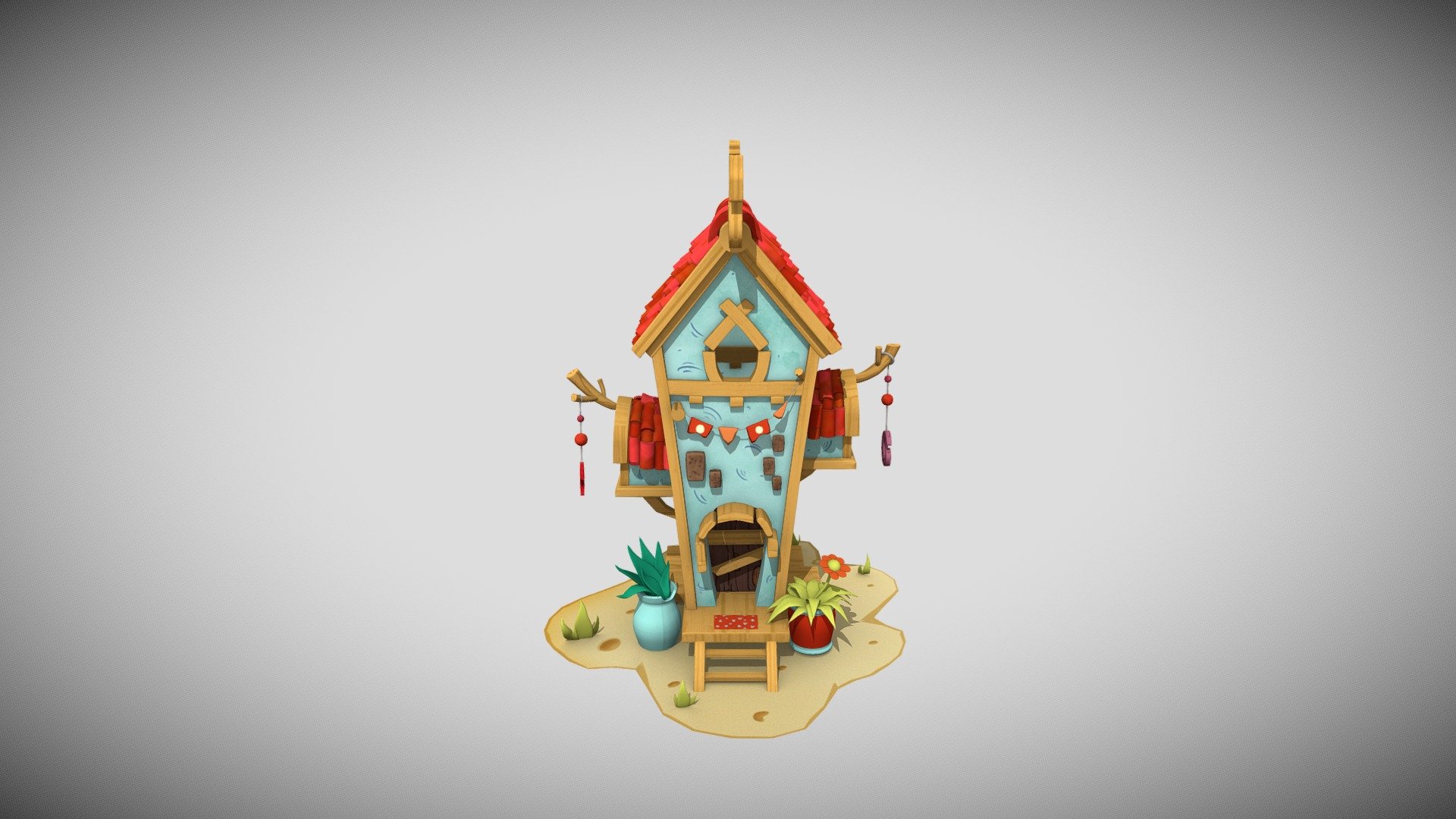 The Shack - 3D model by Jasmine Paula (@jasminepaulame) [3b24faa ...