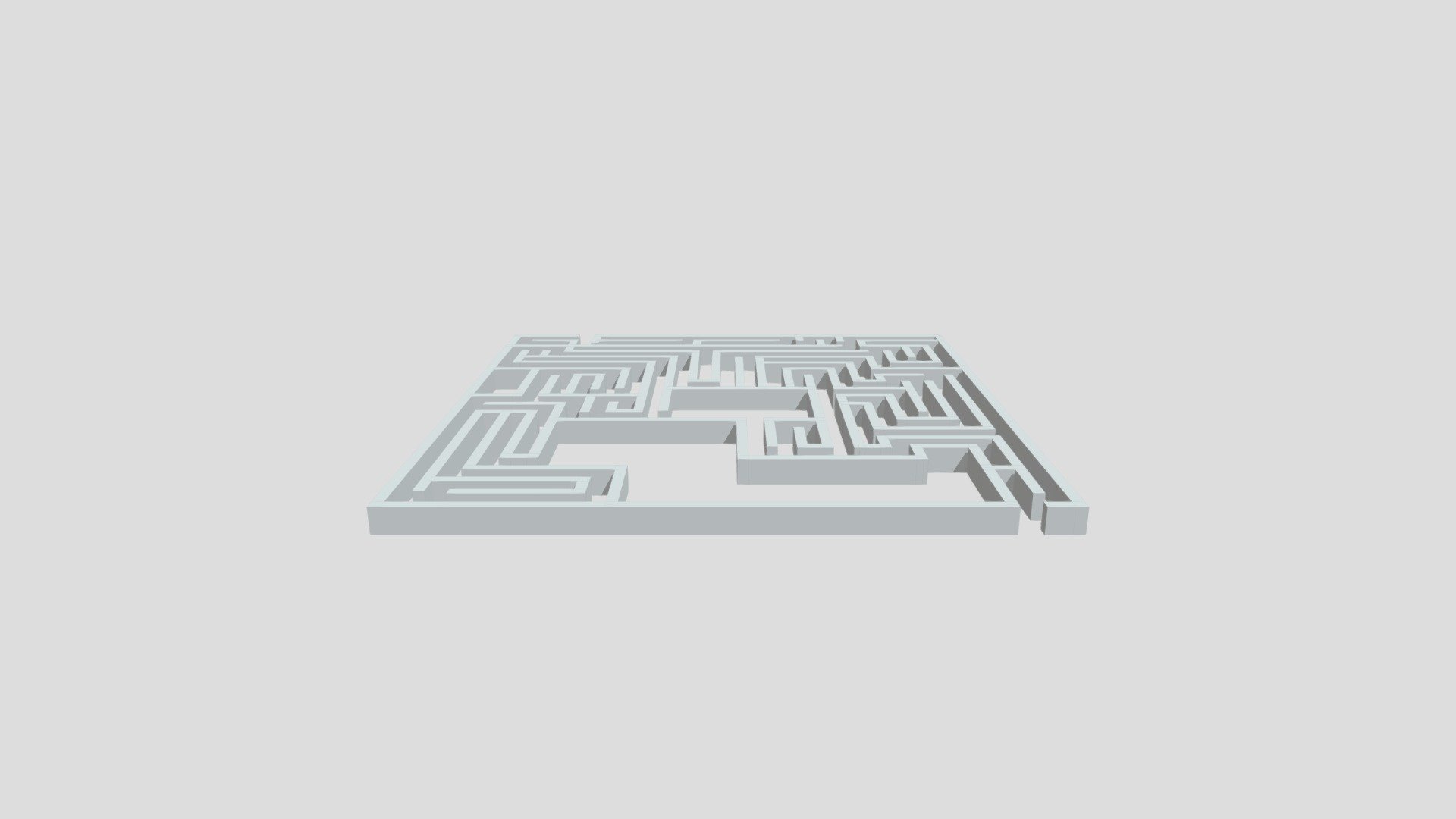 Maze - 3D model by Dominii [3b25230] - Sketchfab