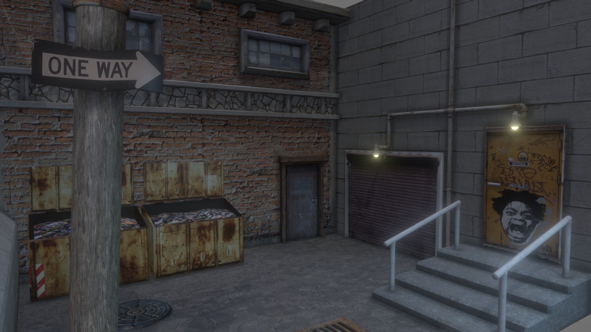 New-York Backstreet - Download Free 3D model by Gregsterius [3b25b52 ...
