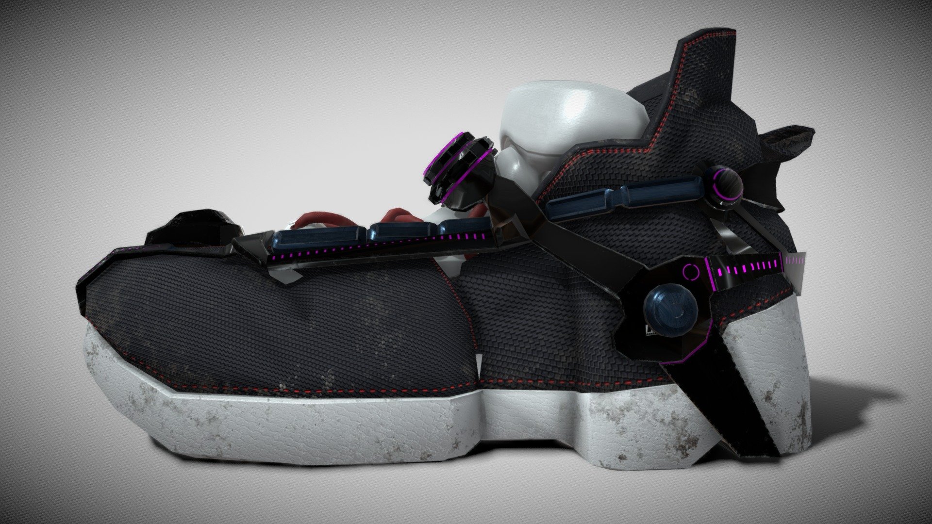 Cyber punk_Shoes - 3D model by ismanei [3b27243] - Sketchfab