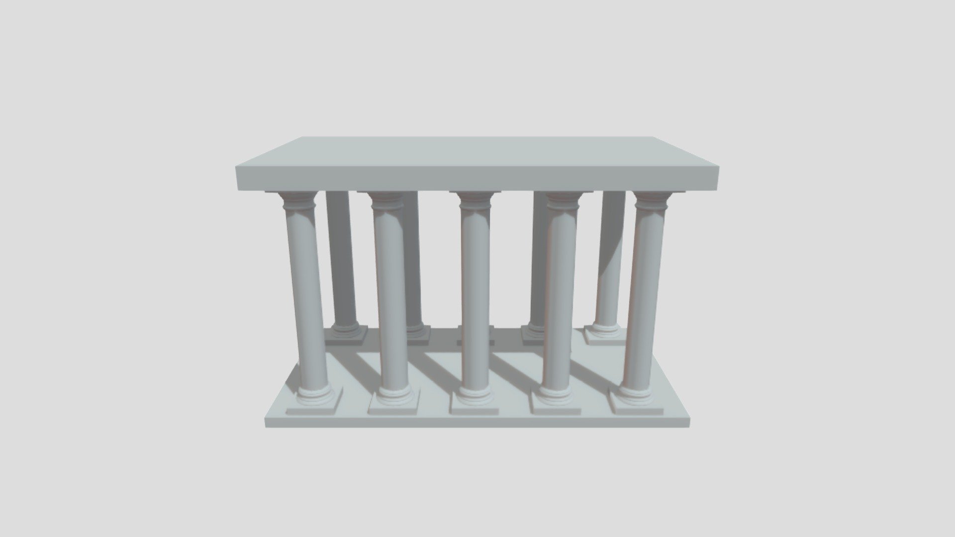 Doric Pillars - 3D model by connor116 [3b275d7] - Sketchfab