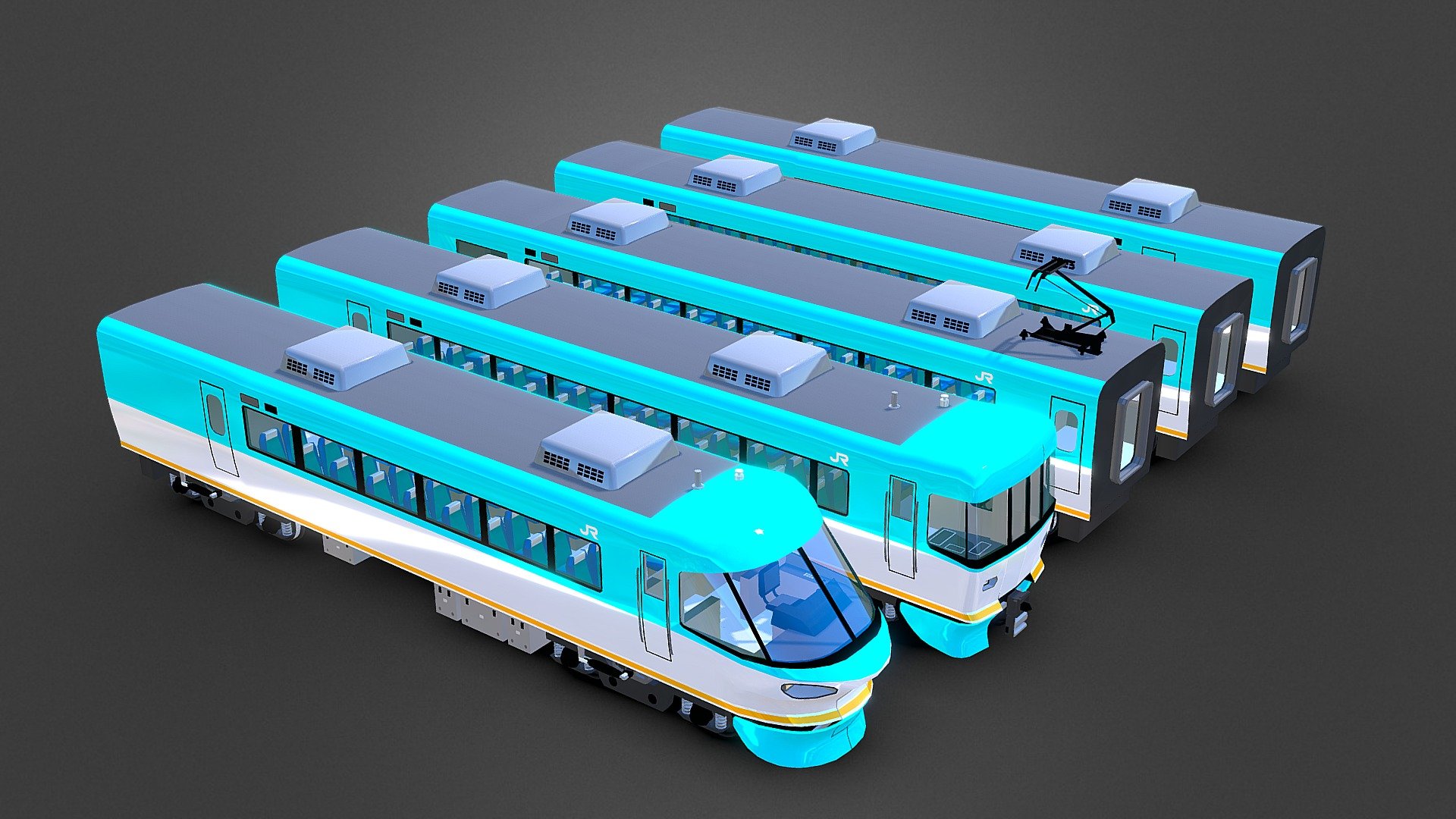 Ocean Arrow 283系 JR West - 3D model by own.guest [3b27ac5] - Sketchfab
