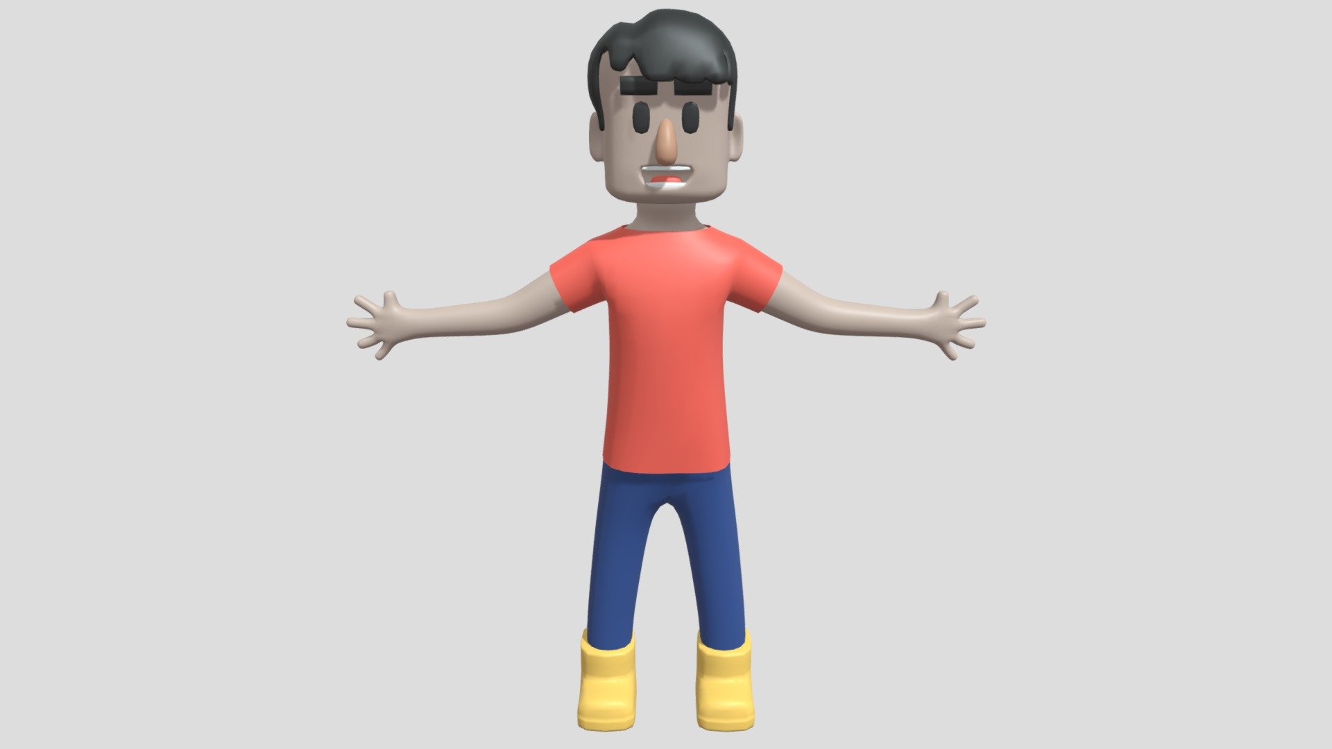 Low Poly Character - Download Free 3D model by fijaya [3b2a4ed] - Sketchfab