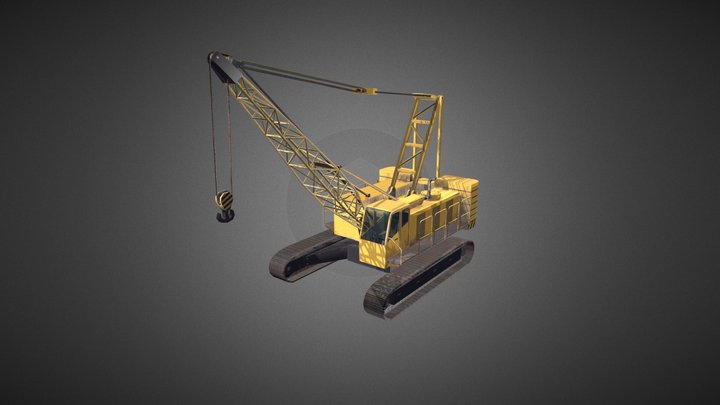 Crawler-crane 3D models - Sketchfab