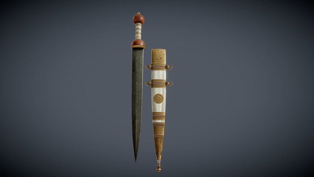 Sword of Tiberius - Download Free 3D model by Samize [3b2b0f2] - Sketchfab