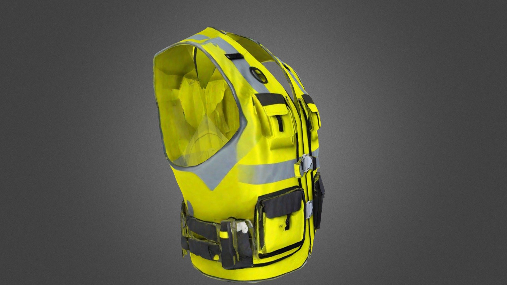 High-Visibility Safety Vest - 3D model by 21-00471 [3b2b90d] - Sketchfab