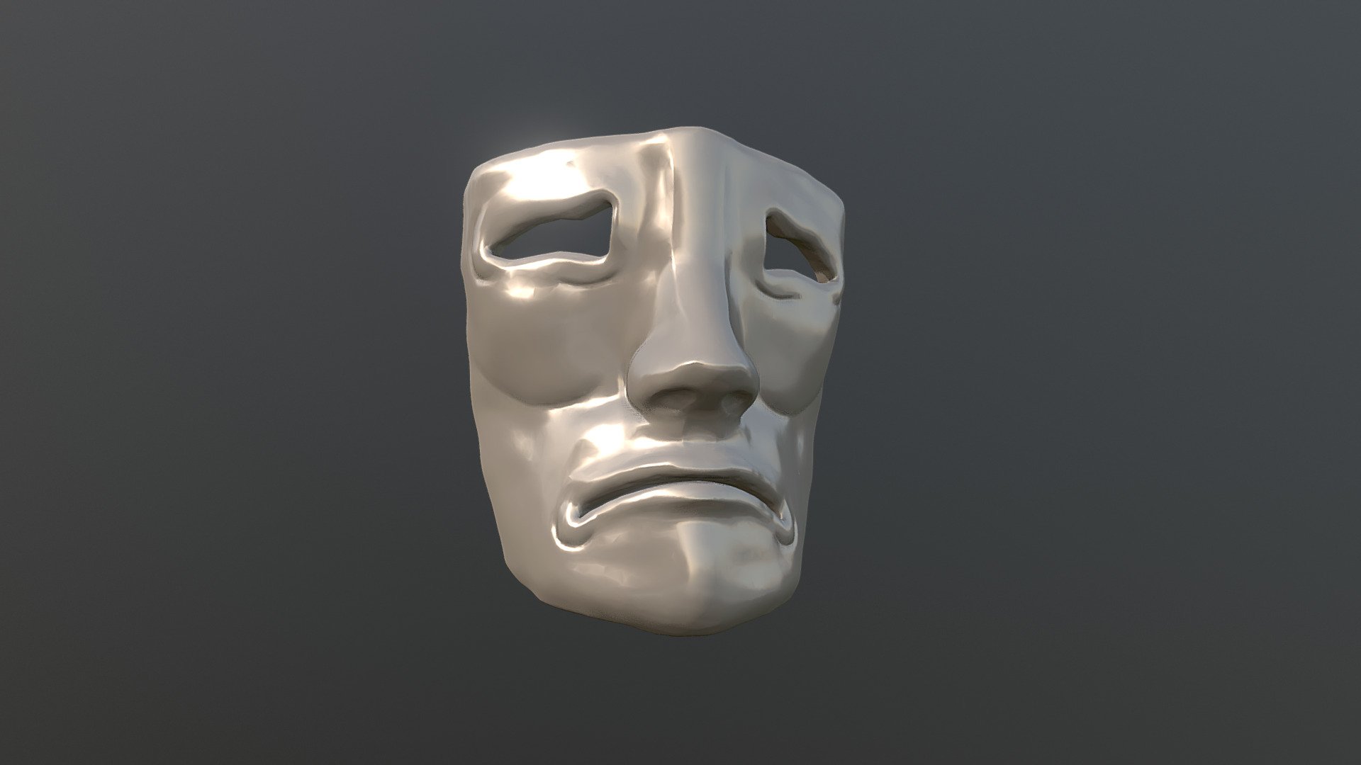 SculptJanuary18 - Day 2: Prop (Mask) - Download Free 3D model by ...