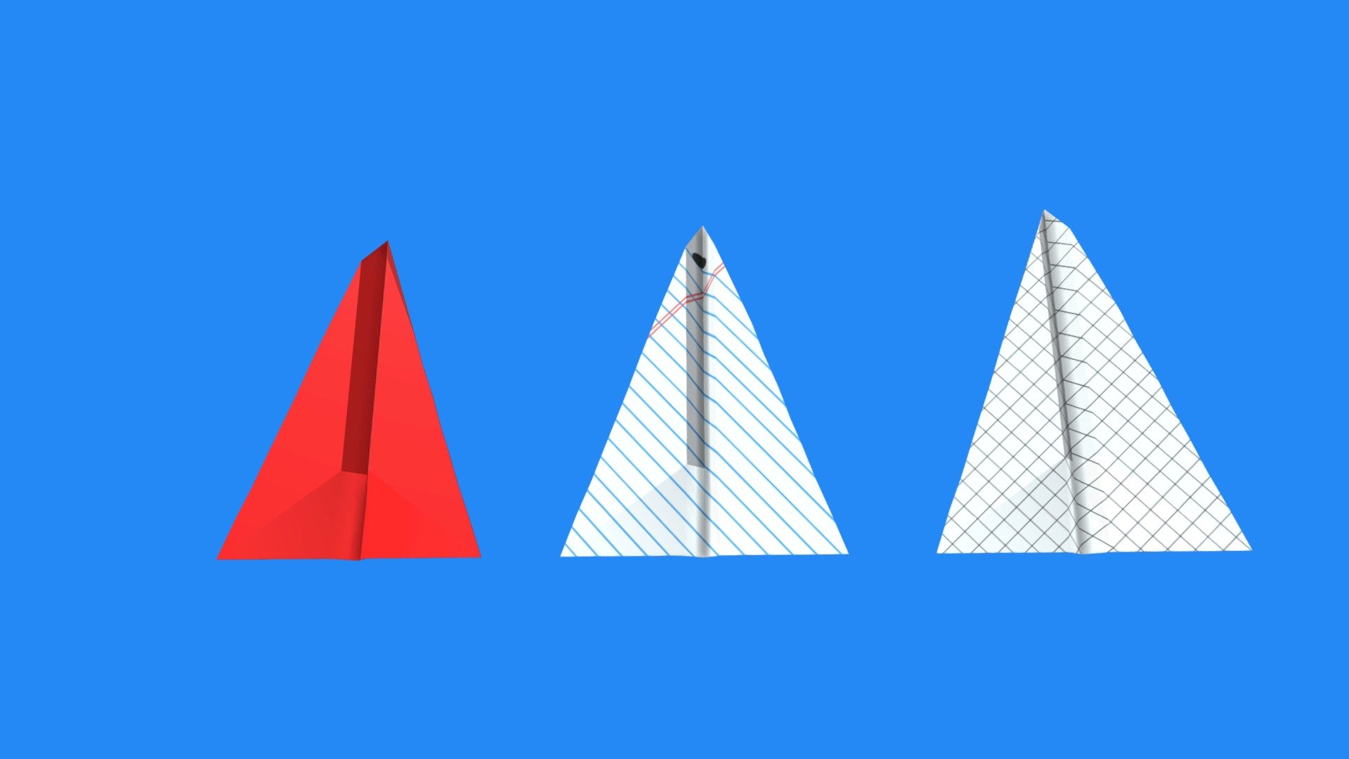 paper airplanes - Buy Royalty Free 3D model by ingscappatura [3b2bd83 ...