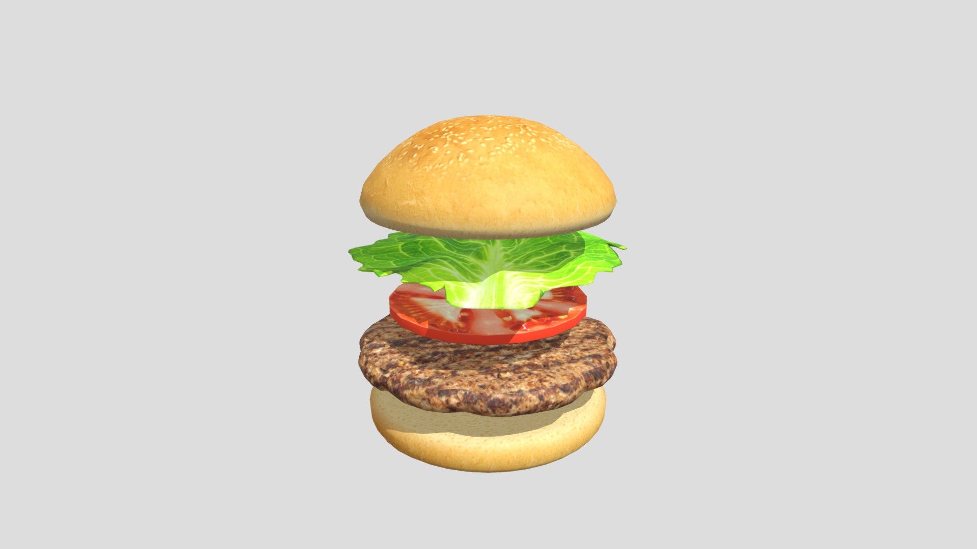 burger - 3D model by TAL: (@TAL2509) [3b2cc80] - Sketchfab