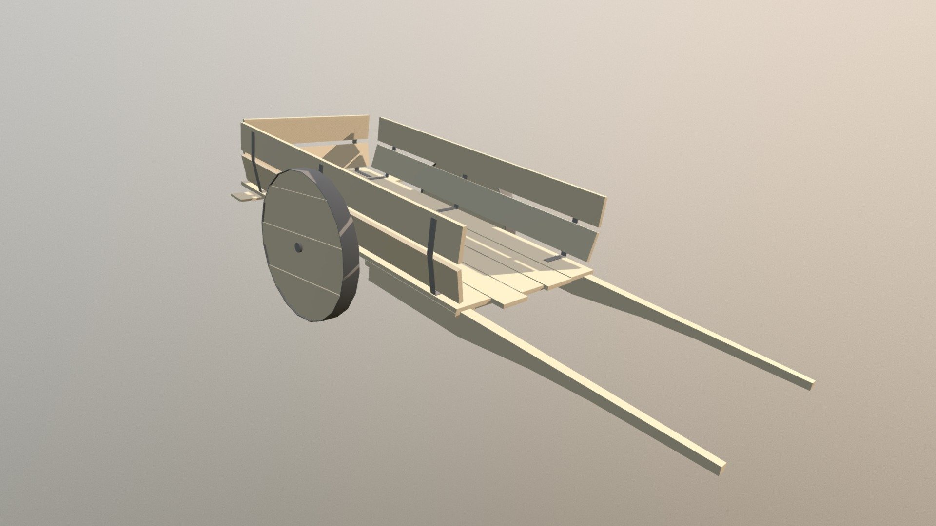 Hand Cart - Download Free 3D model by Caboose3d [3b2efe8] - Sketchfab