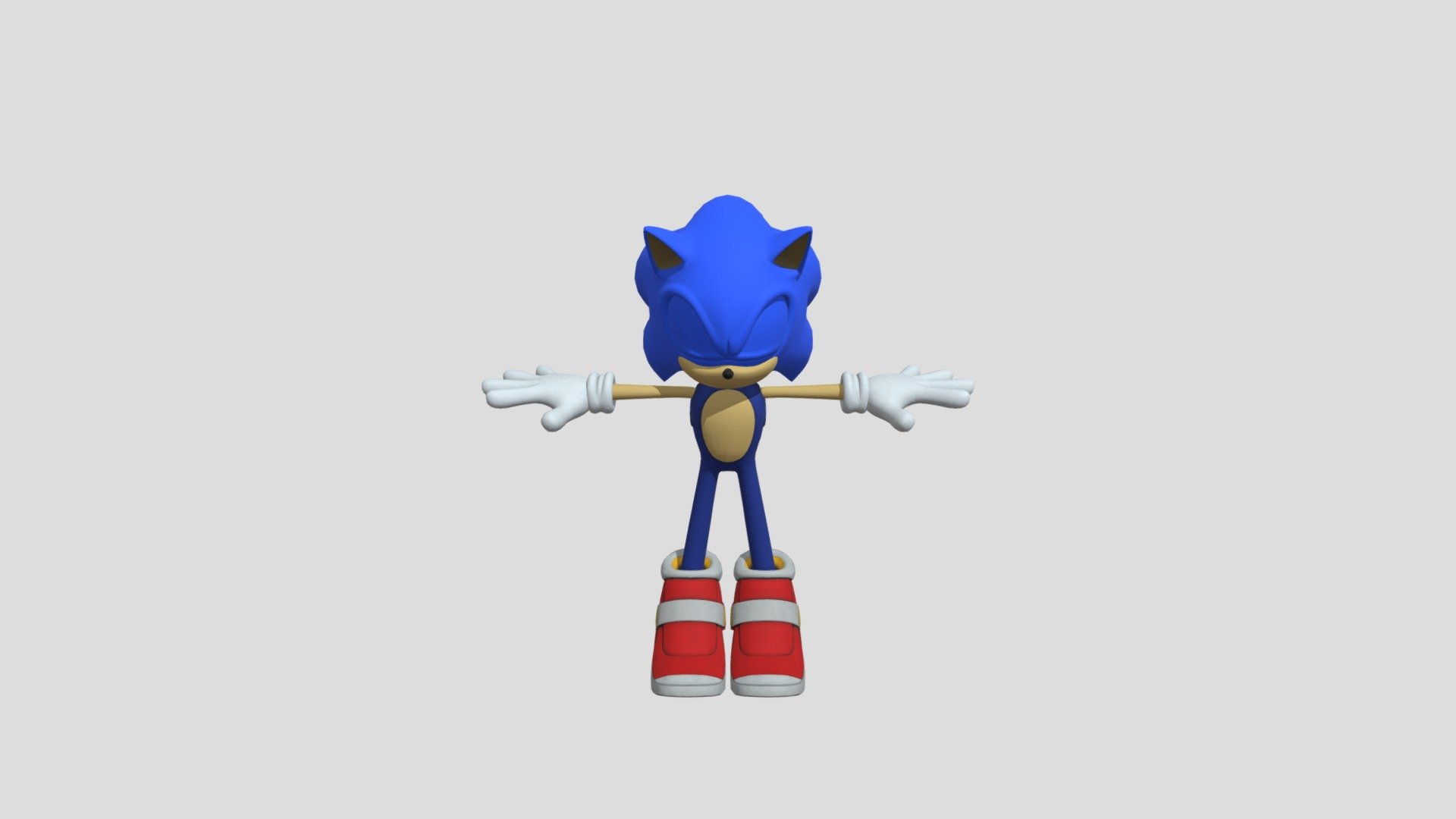 HD soap shoe sonic - Download Free 3D model by happy to upload ...