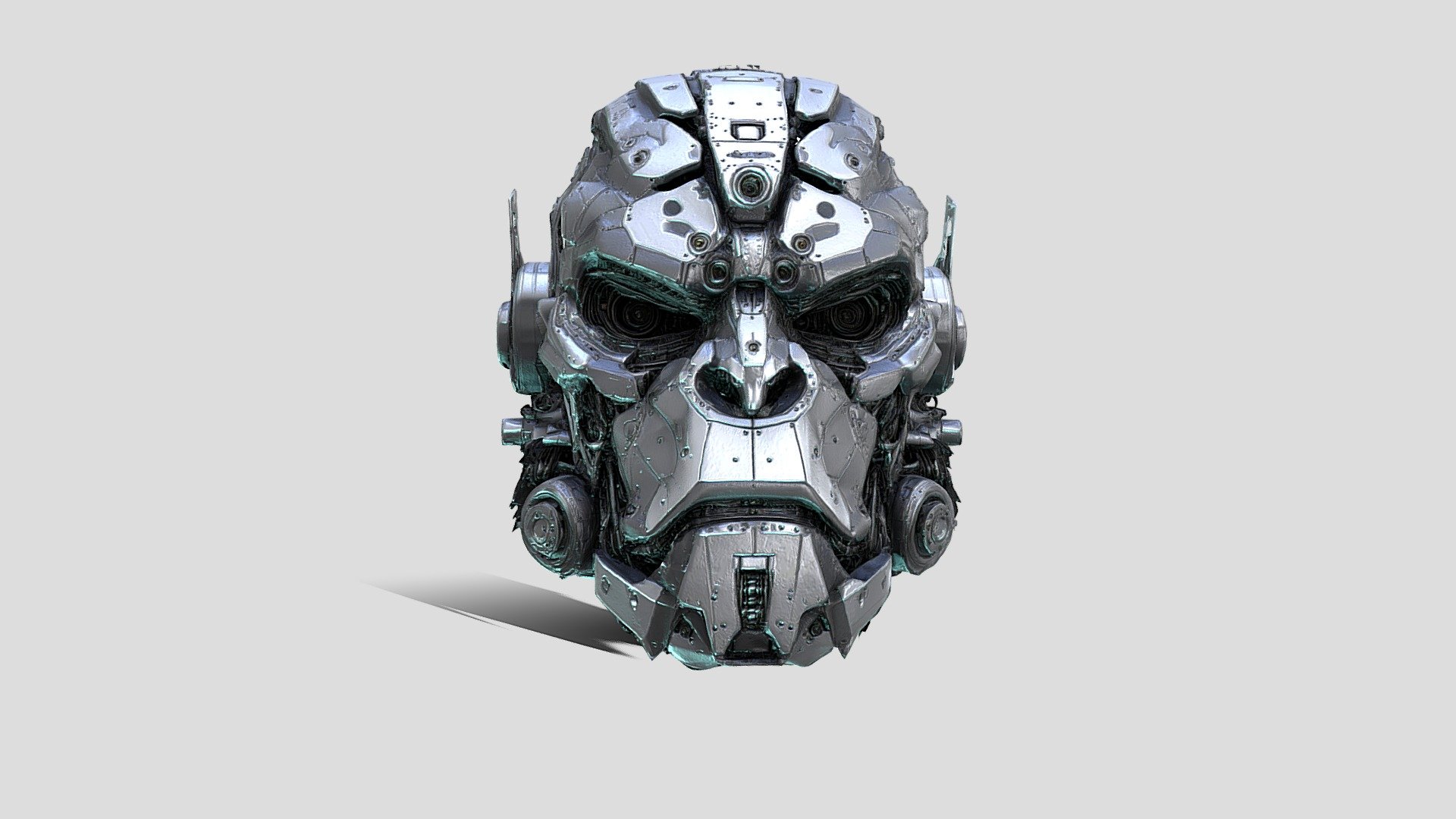 Cybernetic Gorilla Helmet - 3D model by VertaScan [3b31ecd] - Sketchfab