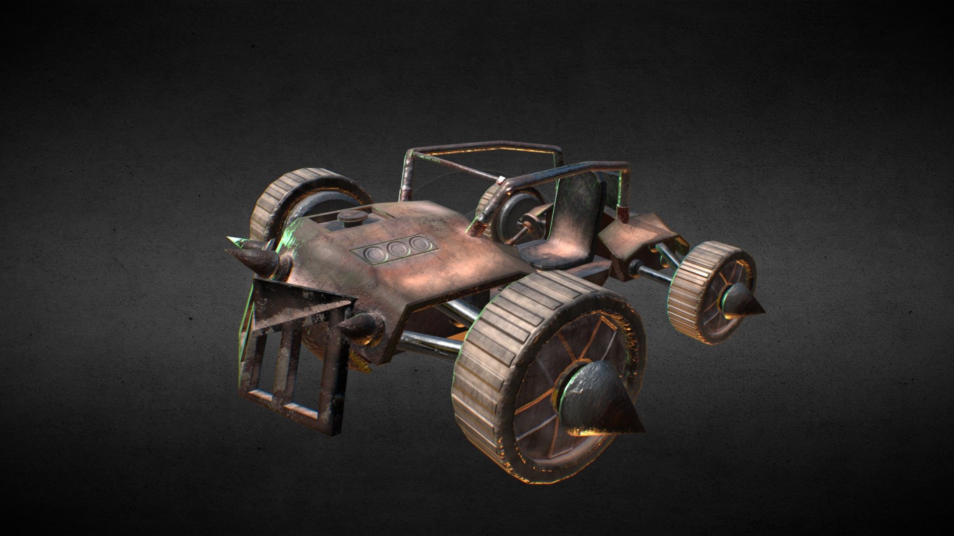 Raider Car - Download Free 3D model by Tom.McCahey [3b3407b] - Sketchfab