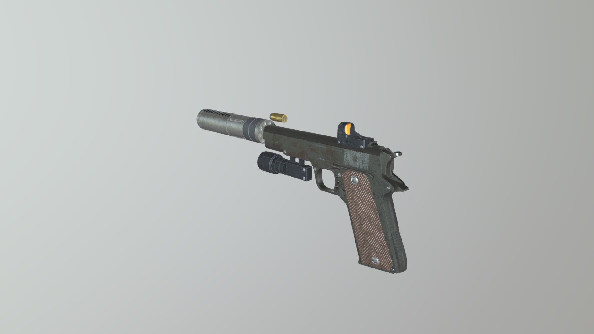 Colt 1911 - 3D model by flossycat (@Ahmed.Mahmoud1) [3b345fb] - Sketchfab
