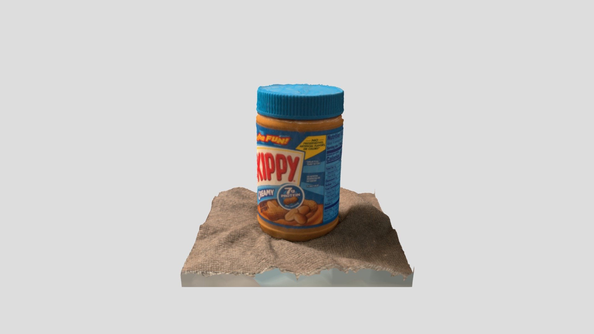Peanut Butter Jar - Download Free 3D model by tessmazz [3b36455 ...