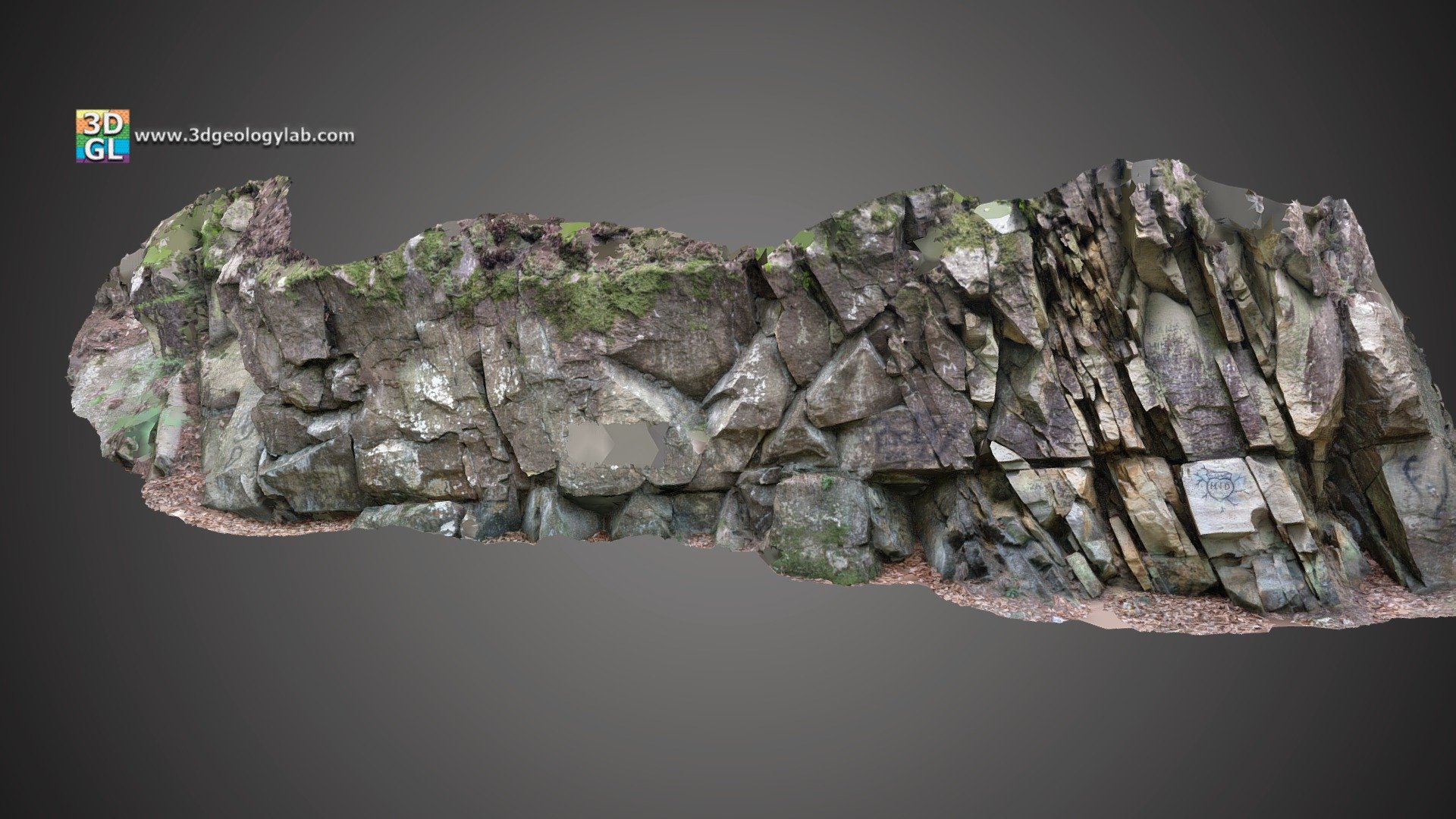 Outcrop (TgOcn1) - 3D model by 3D Geology Laboratory (@3DGeologyLab ...