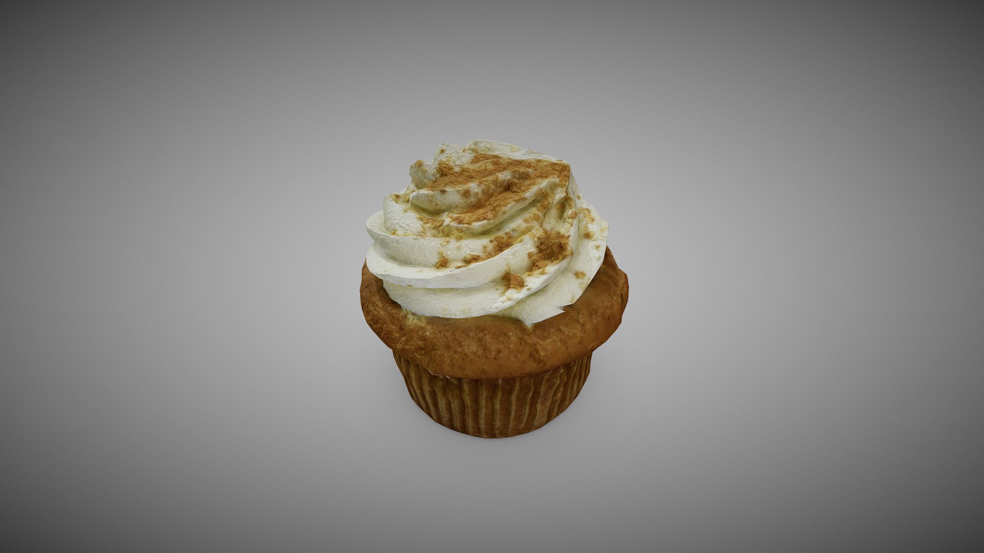 Frosted Cupcake 3dScan Clean - Buy Royalty Free 3D model by ...