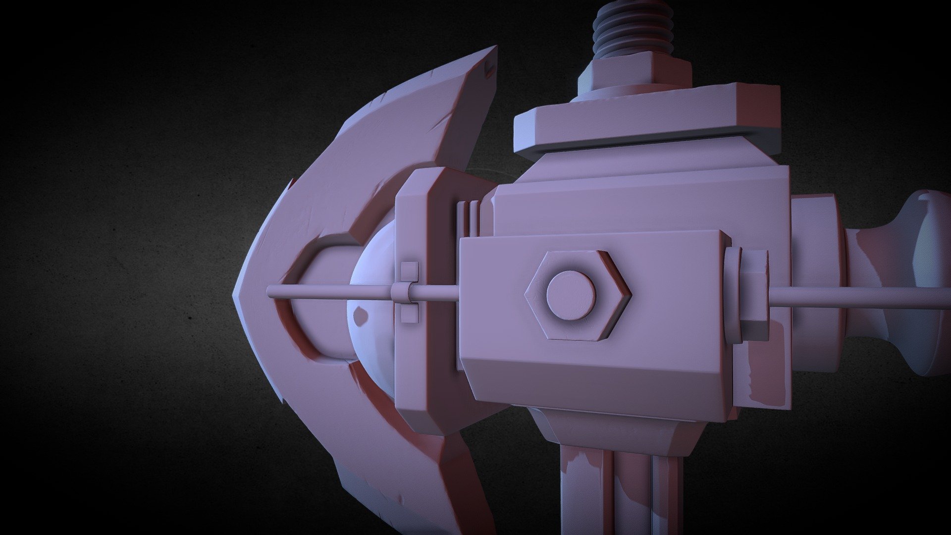 Axe 3d print model - 3D model by Mikle (@cgamit786) [3b37712] - Sketchfab