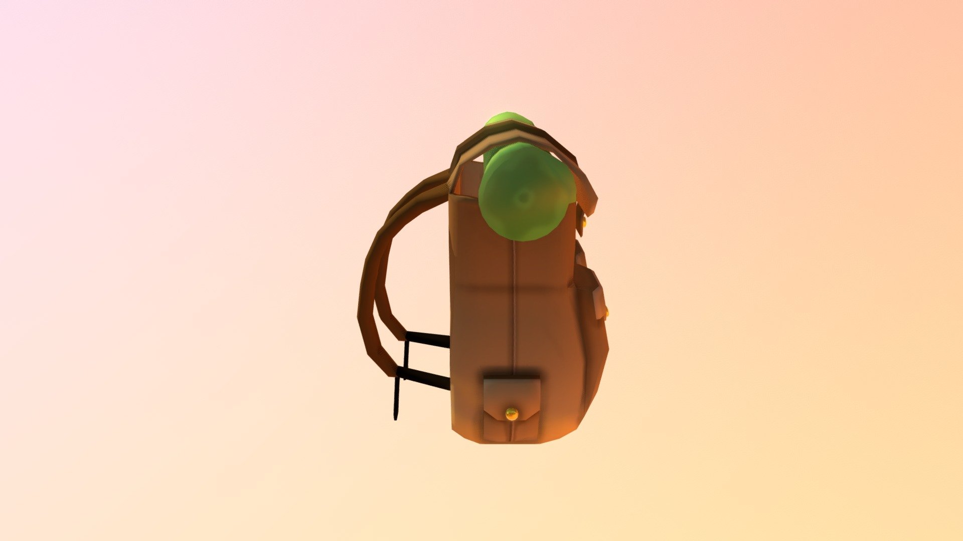 Stylized Backpack - 3D model by NathanOB3D [3b37b4b] - Sketchfab