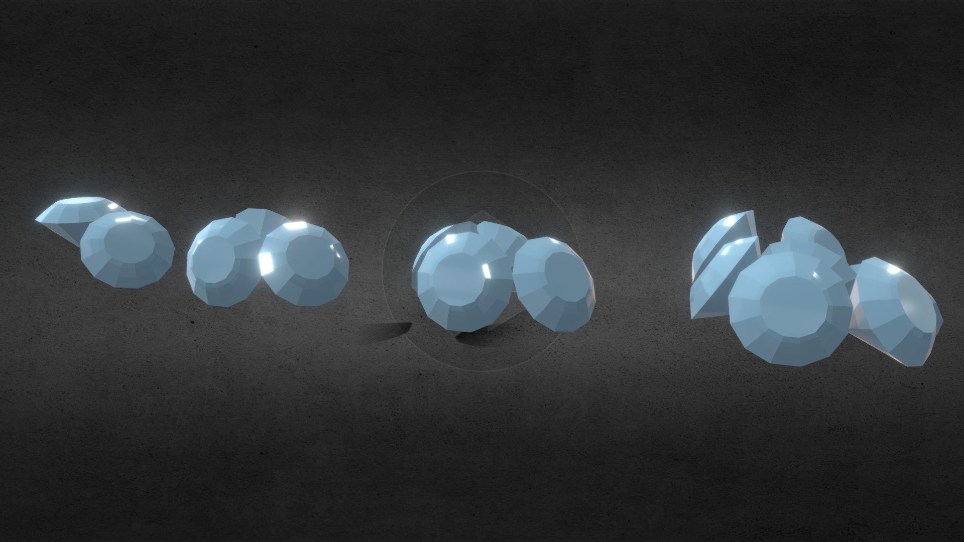 Glass Diamond Pack - Buy Royalty Free 3D model by Digital DNS Techlab ...