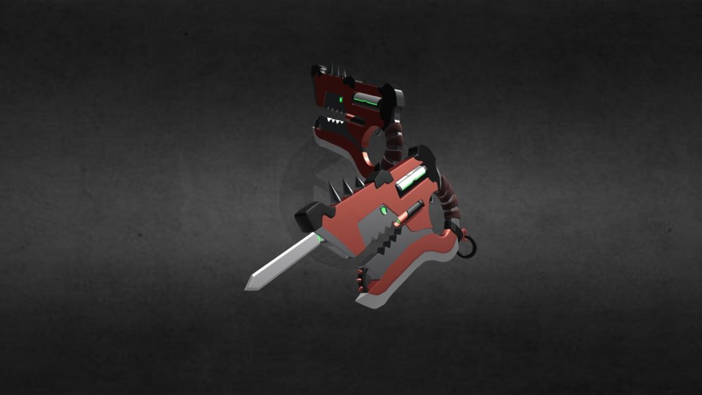 Rubys Gun - 3D model by IronWizard [3b39be7] - Sketchfab
