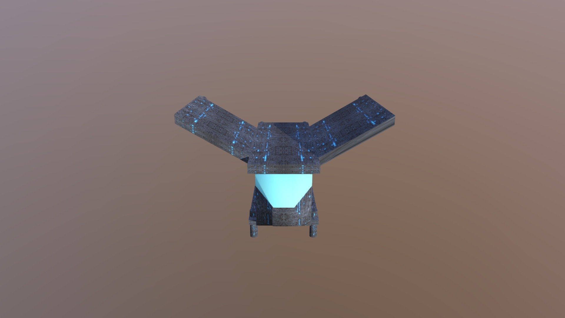 Dropship Raider Textured Hanger Open - 3D model by Aidan Bradshaw ...