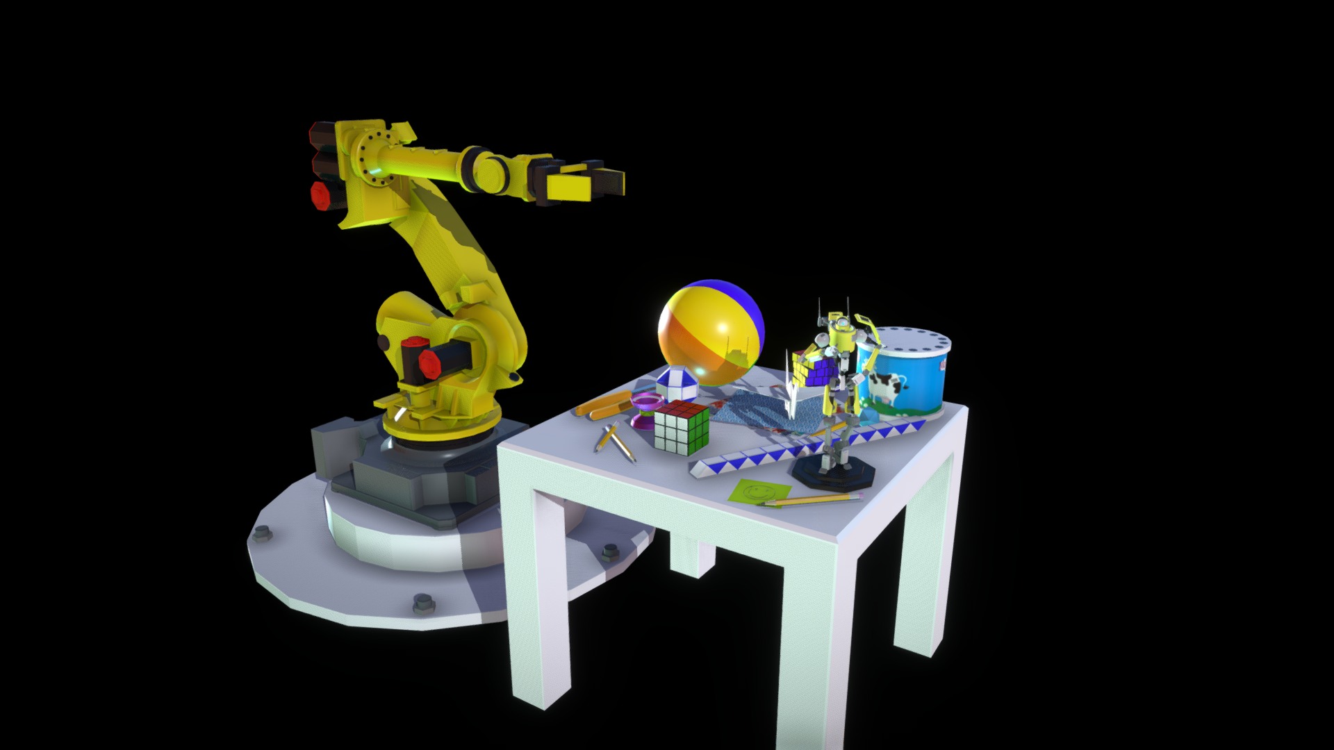 Fanuc R 2000IB Animation - 3D model by Ryley Burnett (@ryleyburnett ...