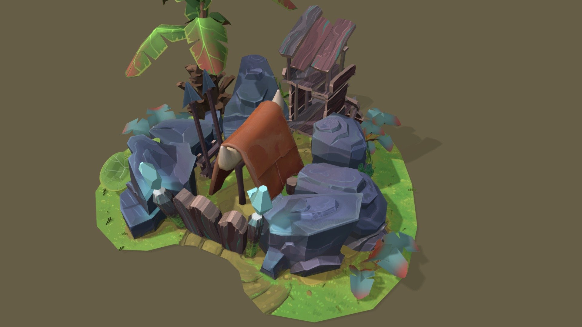 Camp! - 3D model by MartinaP (@RisahB) [3b3e565] - Sketchfab